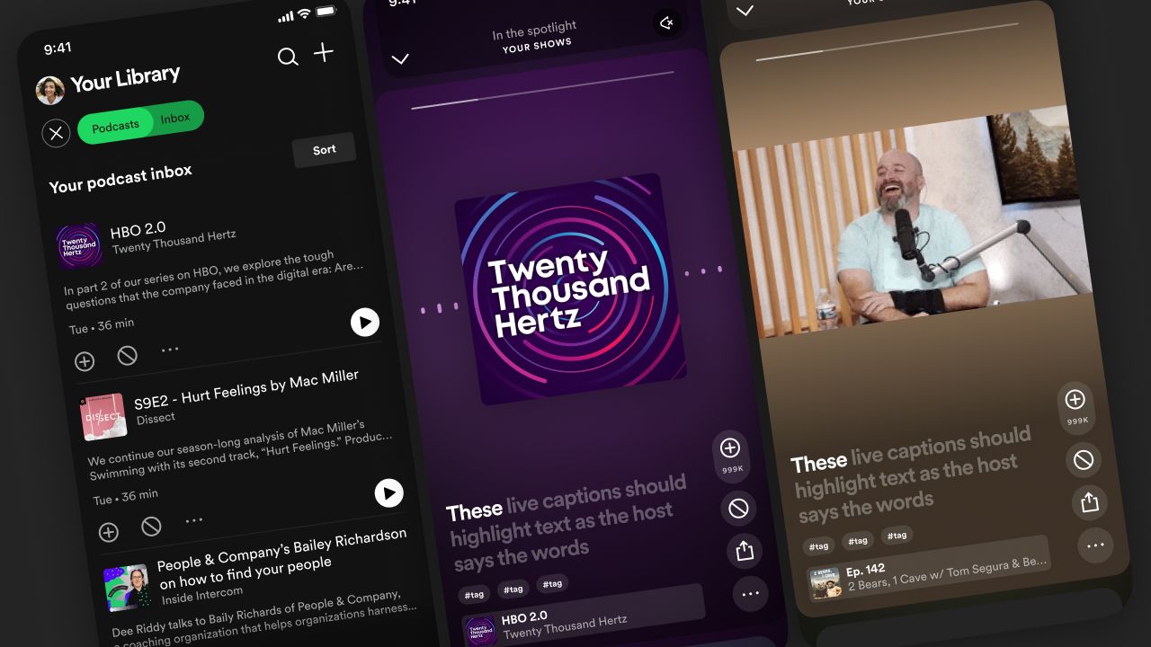 Spotify Podcast Inbox